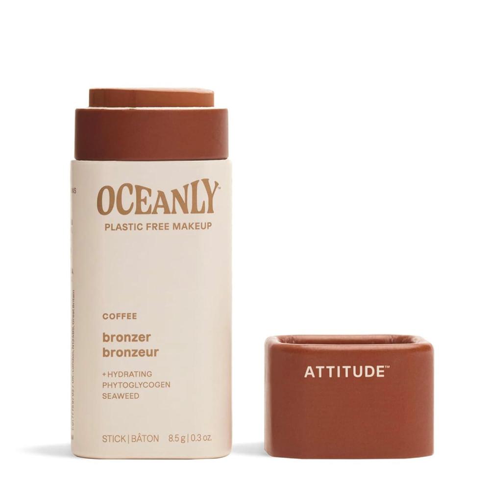 ATTITUDE Oceanly Plastic-Free Lightweight Bronzer Stick, Titanium ...